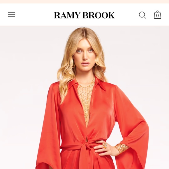 Ramy Brook Dresses Ramy Brook Penny Bell Sleeve Mini Dress Poshmark